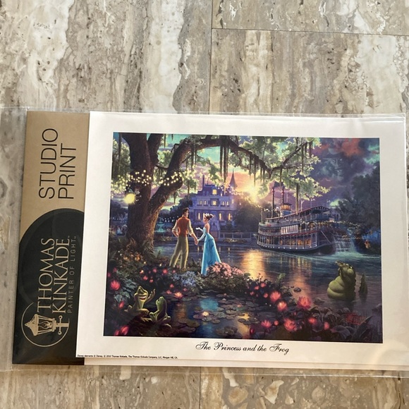 Thomas Kinkade Disney | Art | Thomas Kinkade Disney Princess And The ...